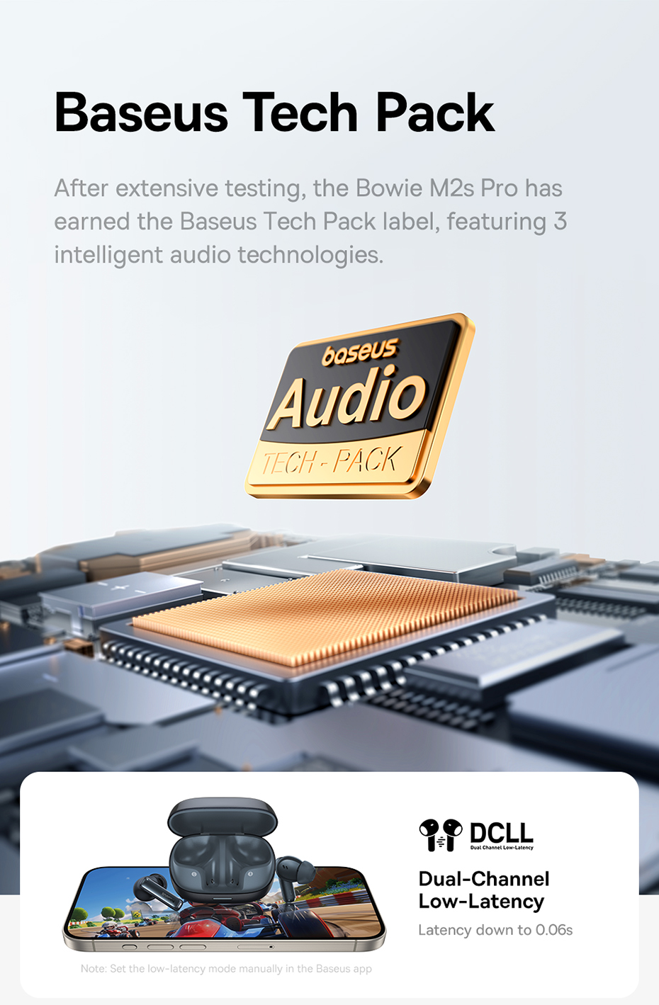 Baseus Bowie M2s Pro True Wireless Earphones Bluetooth 5.3 Headphone ...