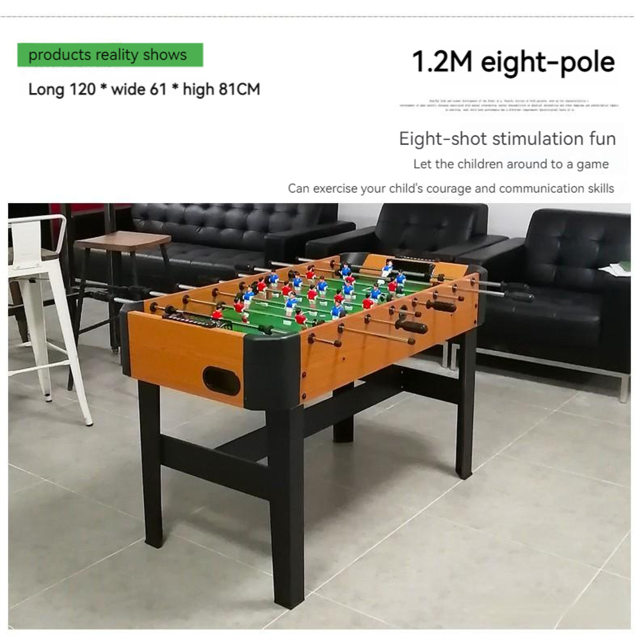Interactive Football Table Mini Foosball For Kids And Adults Games Room ...