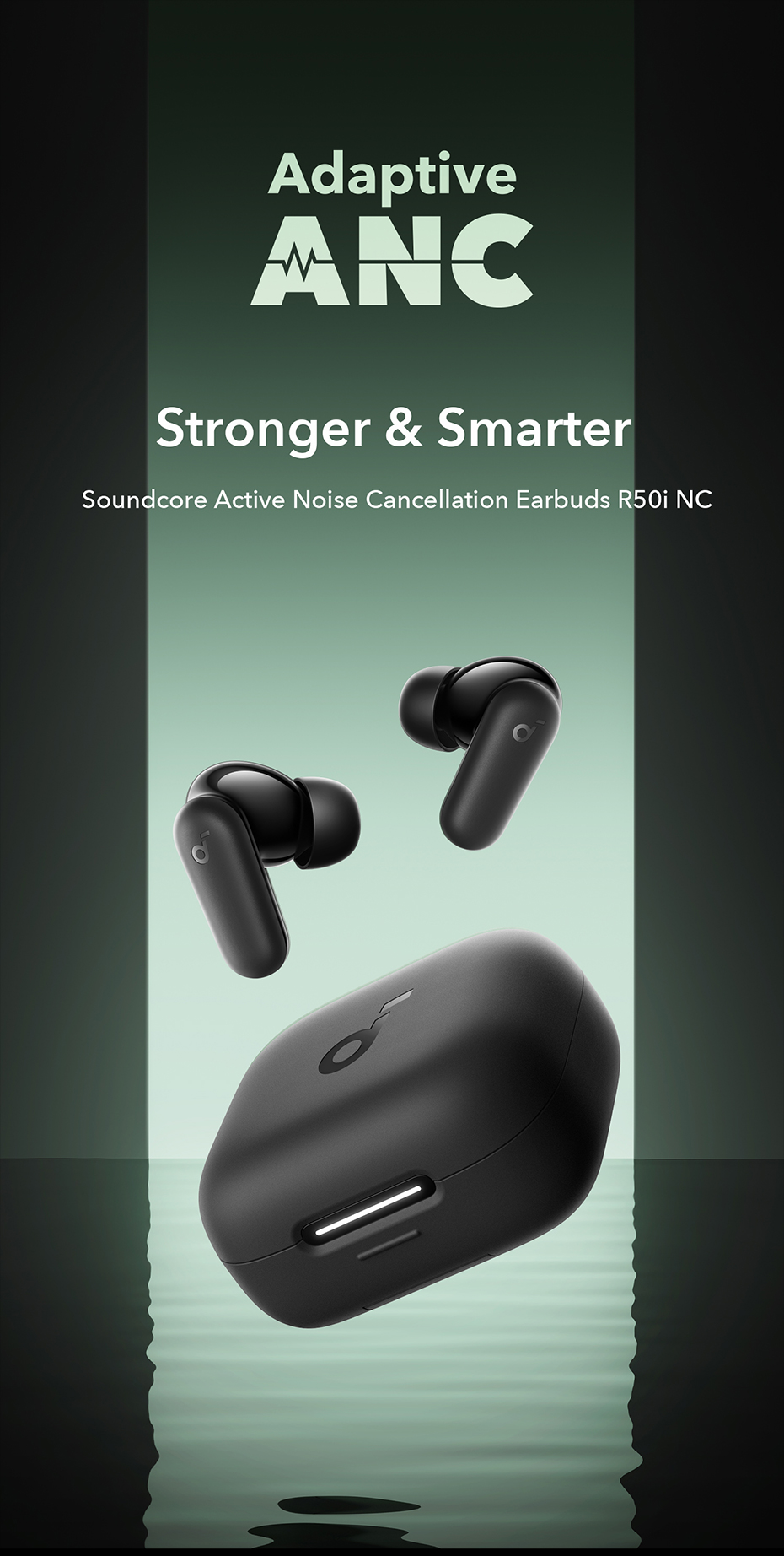 【TWS+ Stand】Soundcore by Anker R50i NC Earbuds Adaptive ANC Bluetooth 5 ...