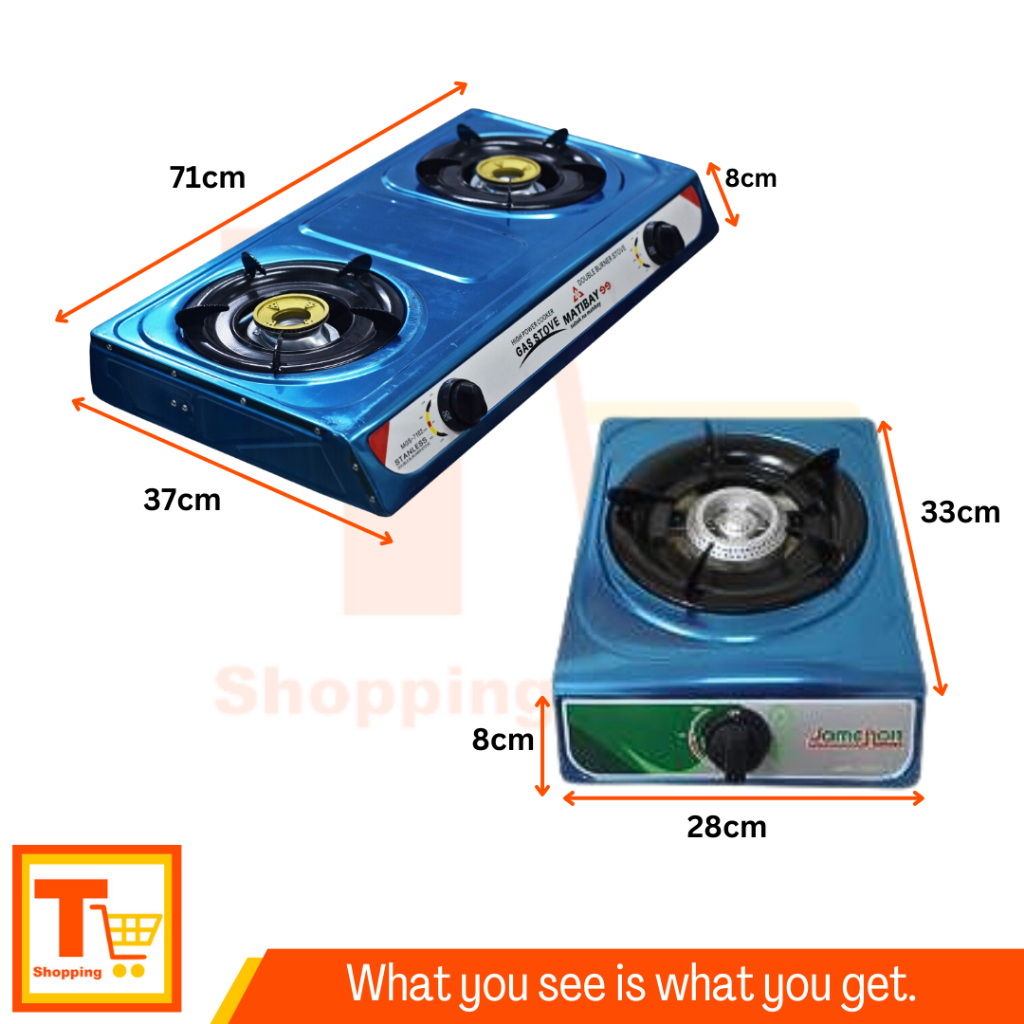 Standard Gas Stove Household Double Burner Gas Stove Temperted Glass ...