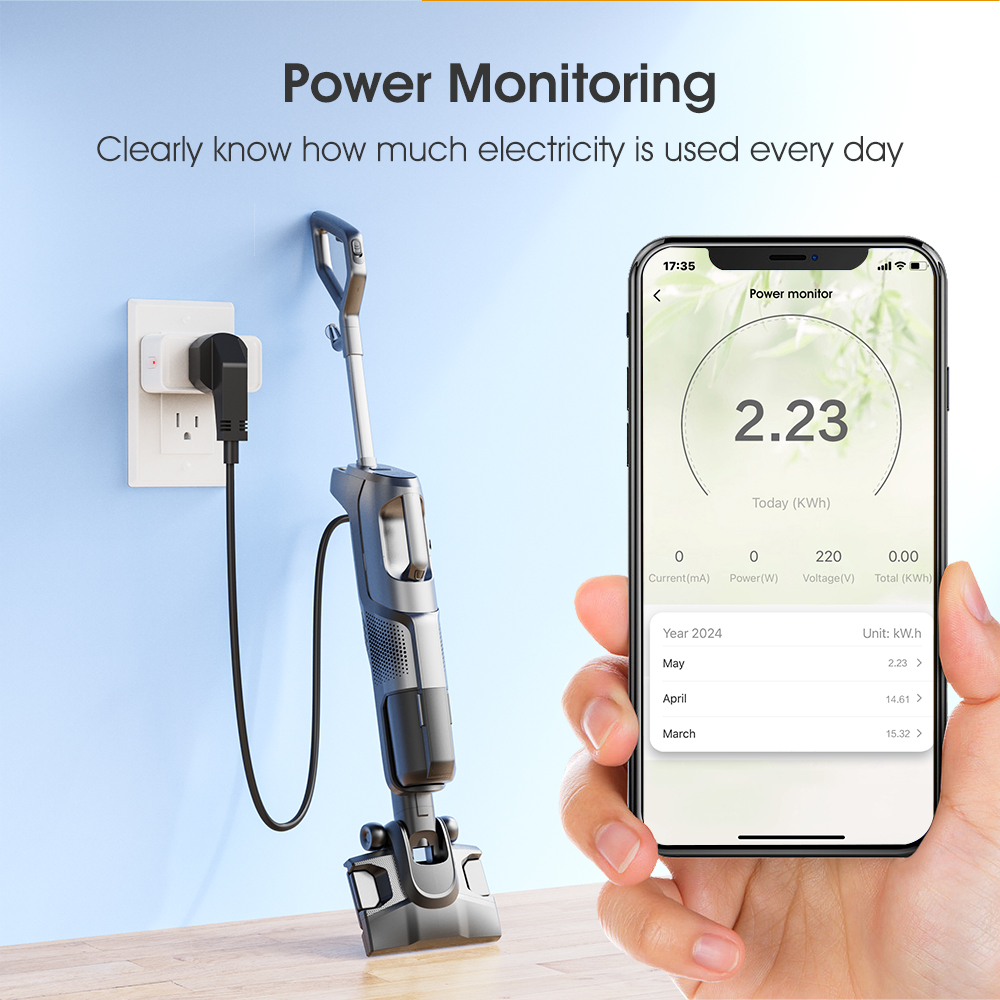 SMATRUL Tuya Wireless WIFI Smart Plug 16A Mini Socket Smart Home ...