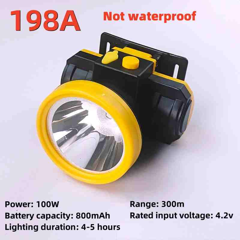 Yoqu KL5M/KL8M Miner's Lamp Wisdom Flashlight Rechargeable Lithium ...