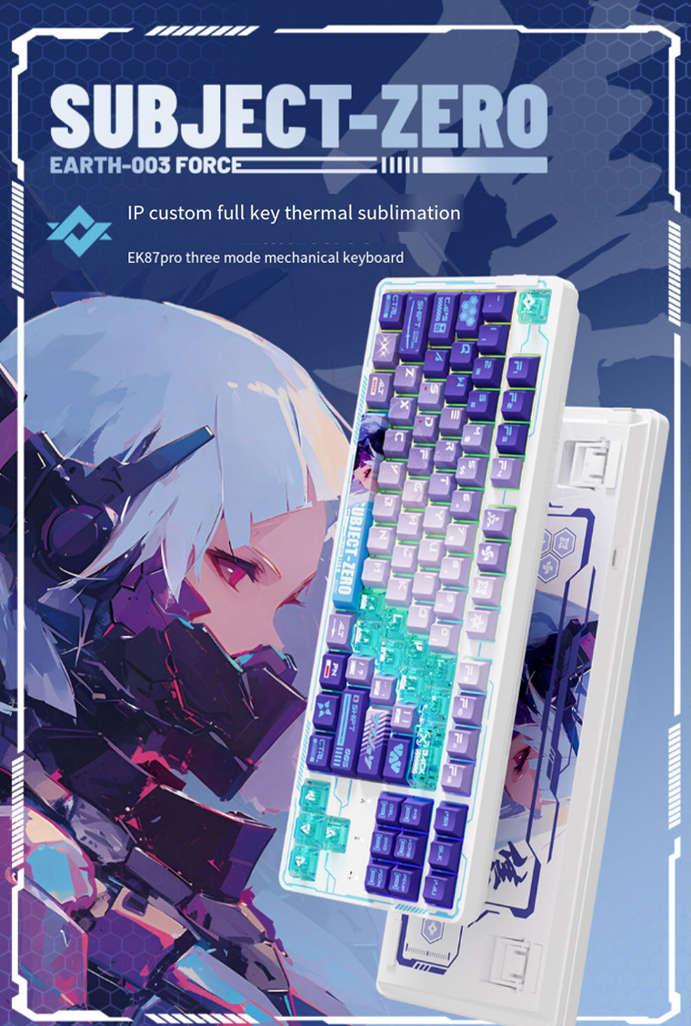 DAREU EK87Pro Magic Feather Series High Appearance Mechanical Keyboard ...