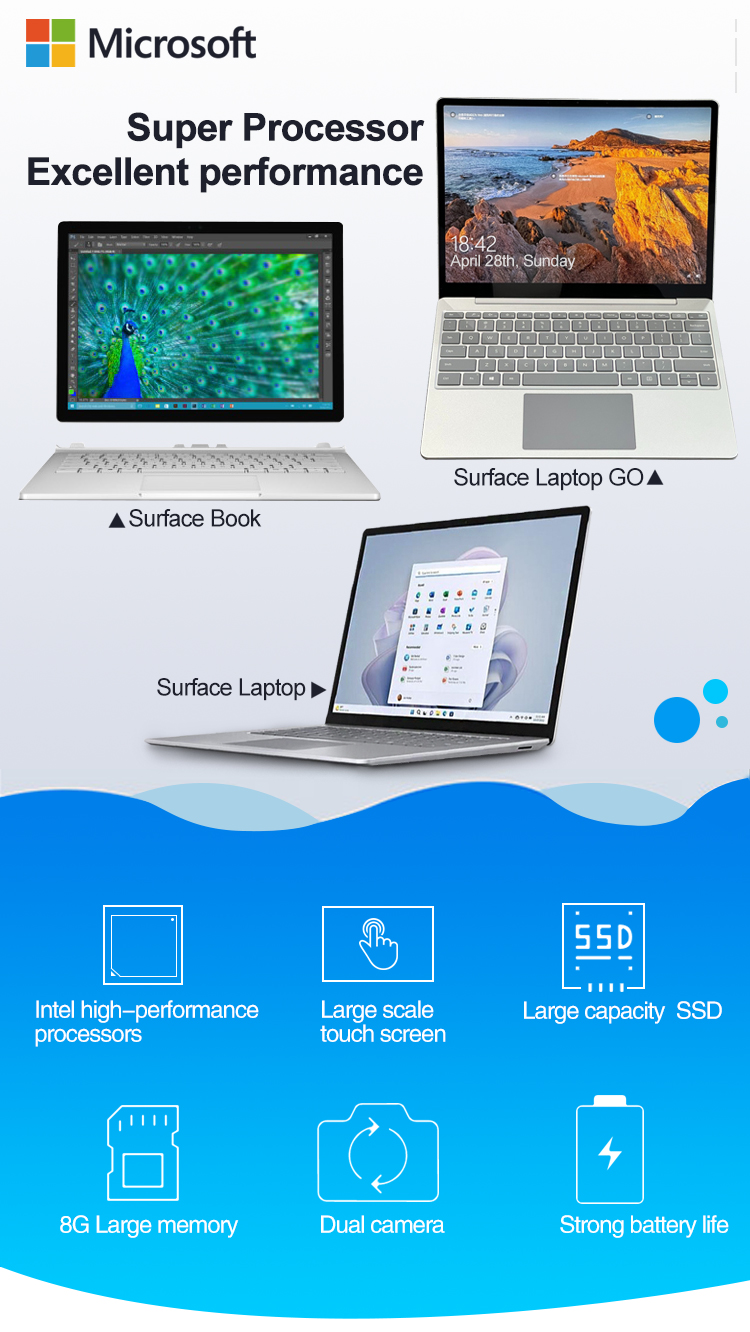 Microsoft Surface Laptop4 Laptop3 intel Core i5/ i7 10th/11th Gen/7th ...