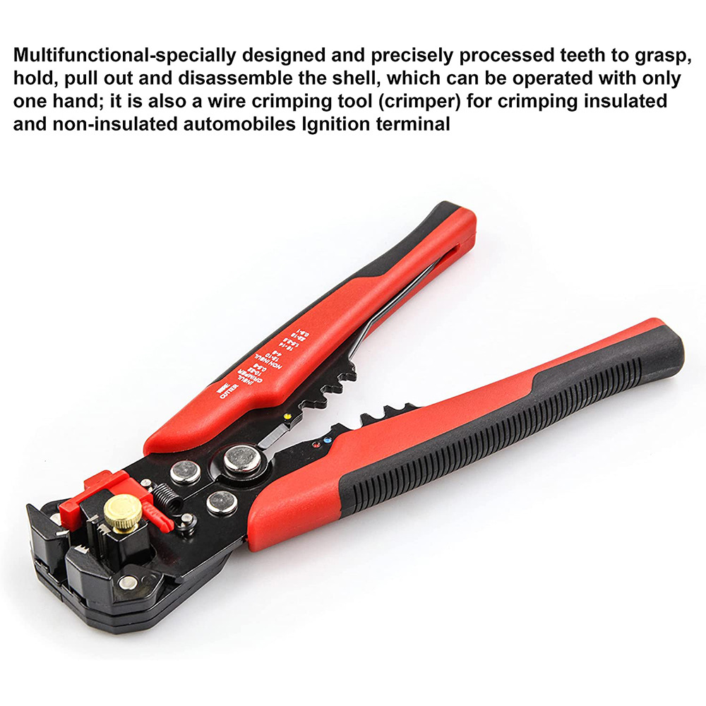8 In Professional Automatic Wire Striper Cutter Stripper Crimper Pliers ...
