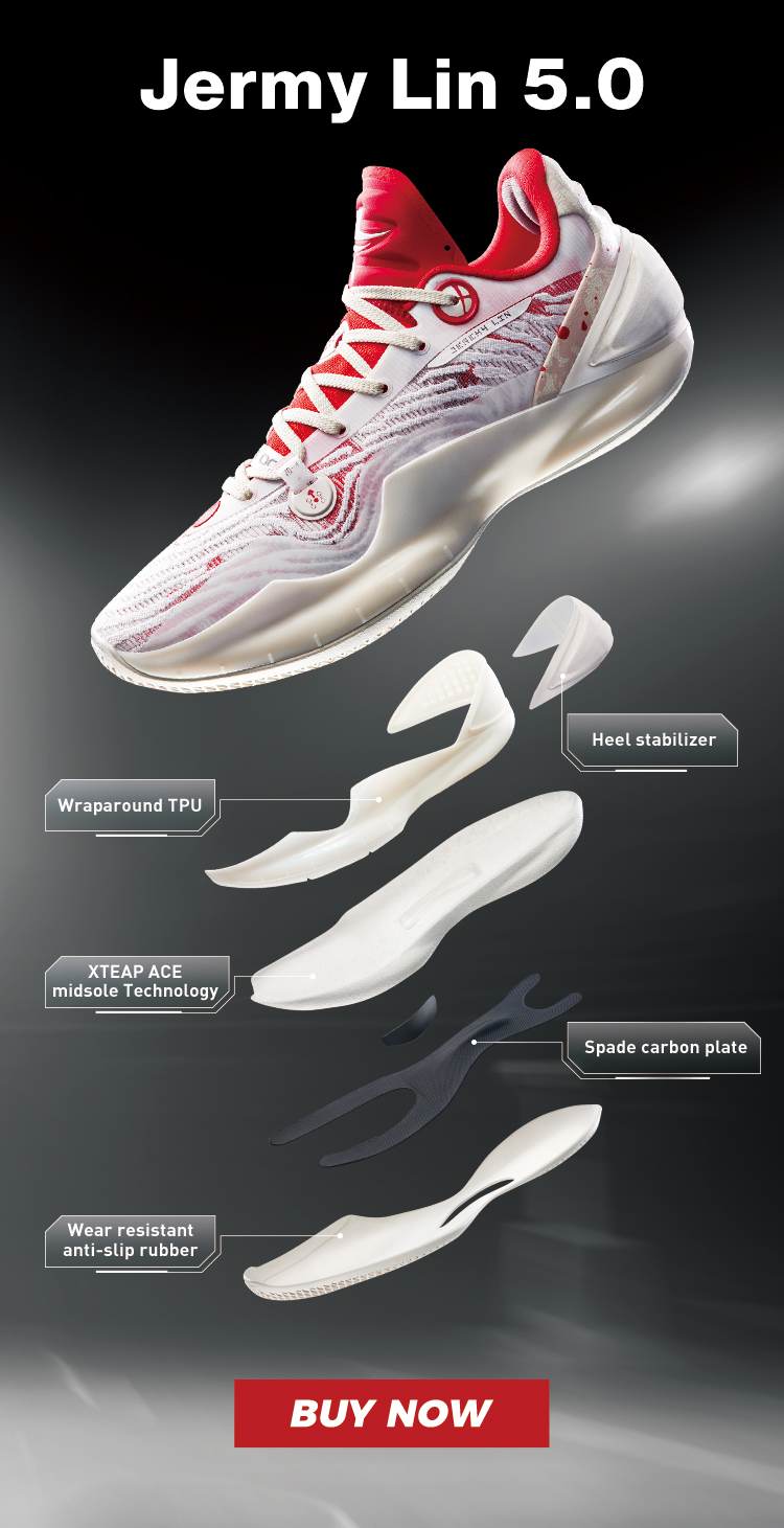 【xtep】JLIN5 | Jeremylin 5th Generation Basketball Shoes Three Major ...