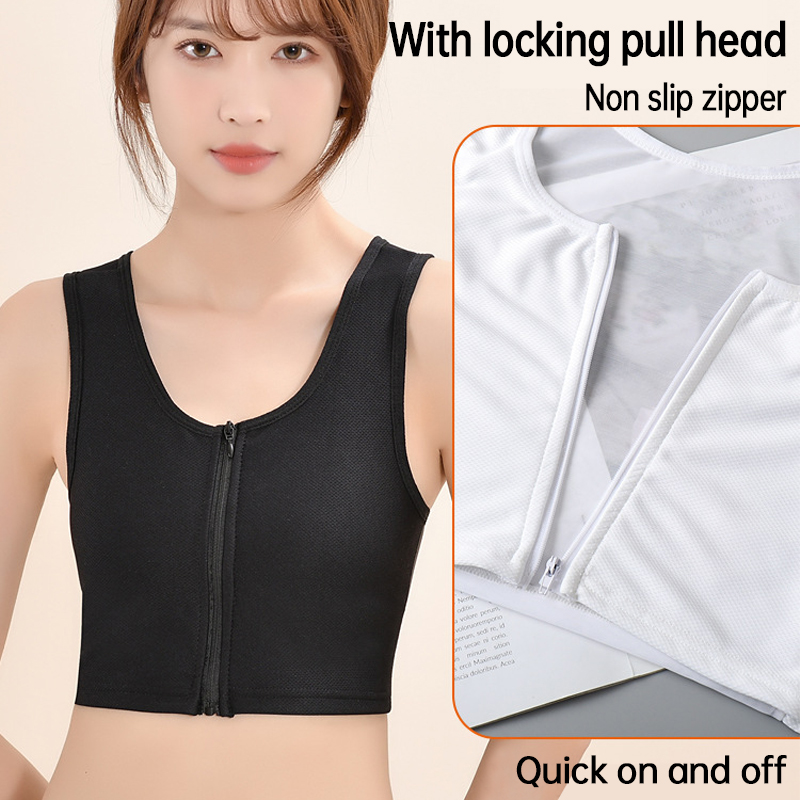 WECHERY Breathable Breast Binder Bandage Chest Binder Vest Tank Top ...