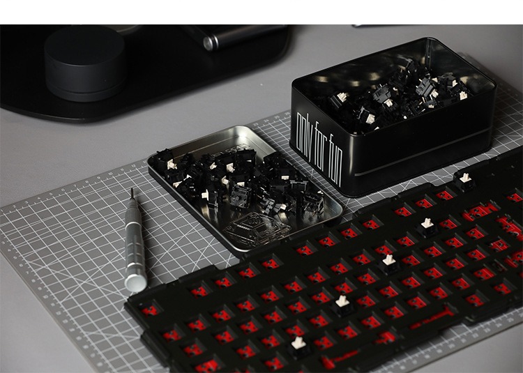-LW- OFF x Kailh MX BCP (Black Cherry Pie) Switch Linear Customized ...