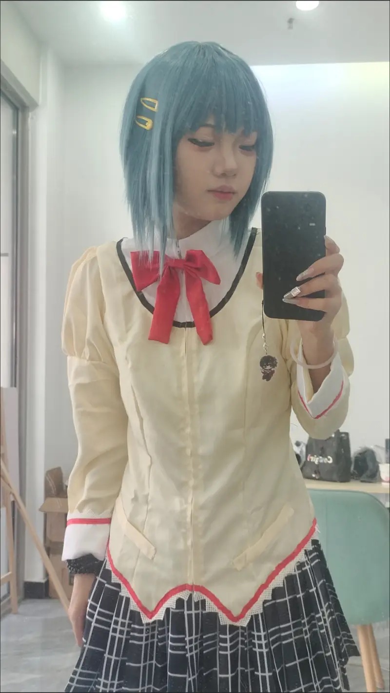 Two-dimensional Magical Girl Madoka cos School Uniform cosplay Uniform ...