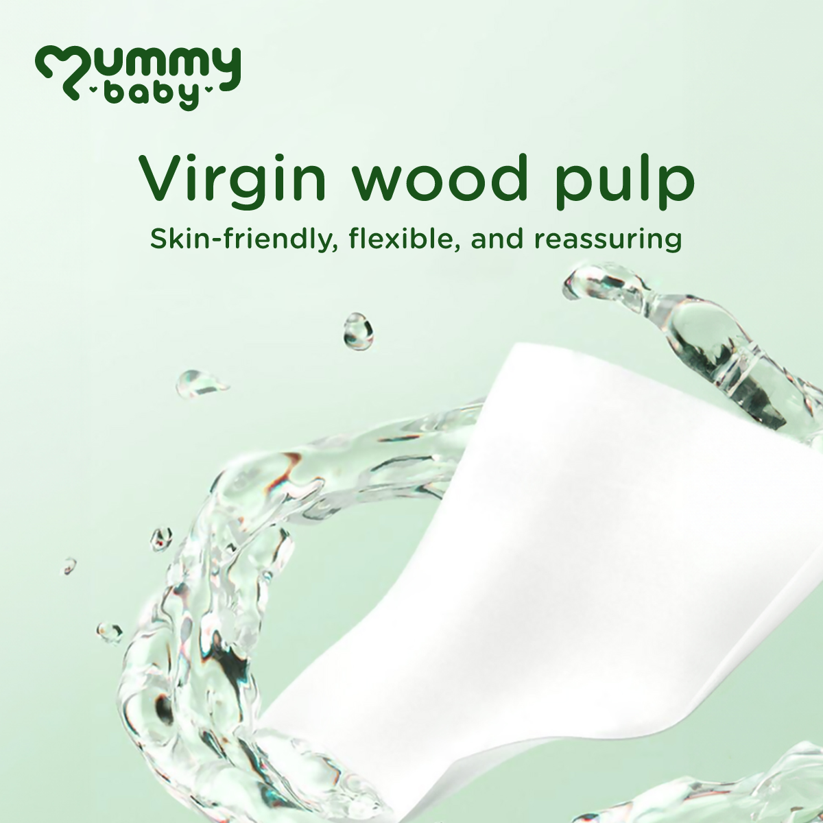 【MUMMY BABY】Organic green tea white Facial Tissue Paper Towel 50pack 4 ...