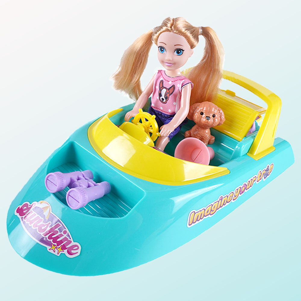 Play House Children Girls Convertible Car Girl Toys Yacht Cartoon Toys ...
