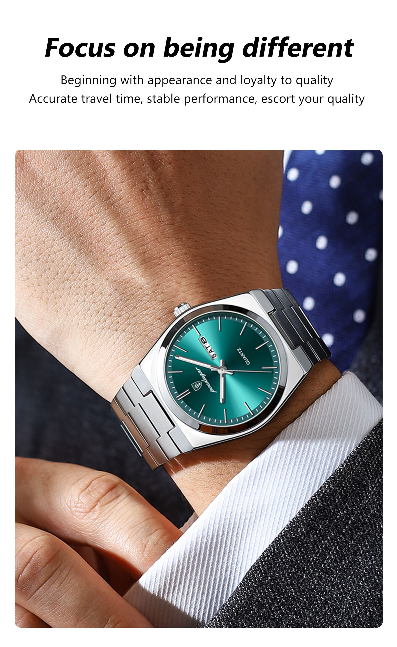 POEDAGAR Authentic New Watch For Men With Box Original Waterproof ...