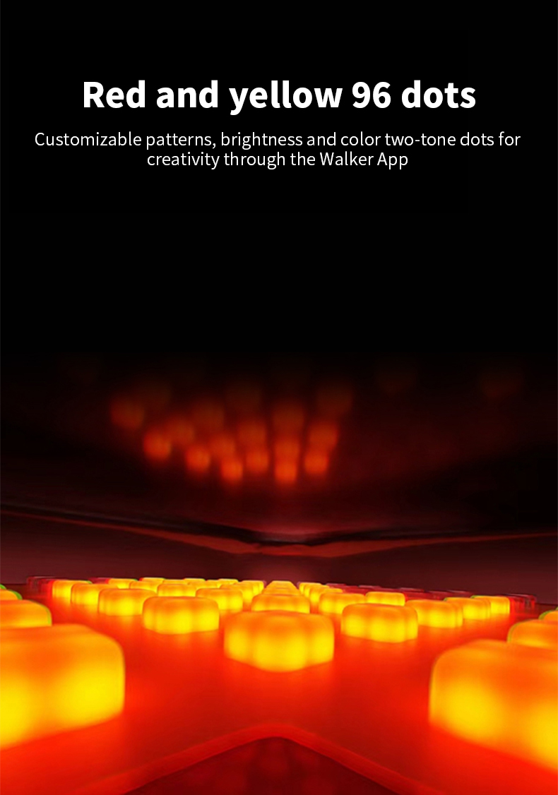 XOSS Nebula Intelligent Dot Matrix Lights Road Bike Tail Lights ...