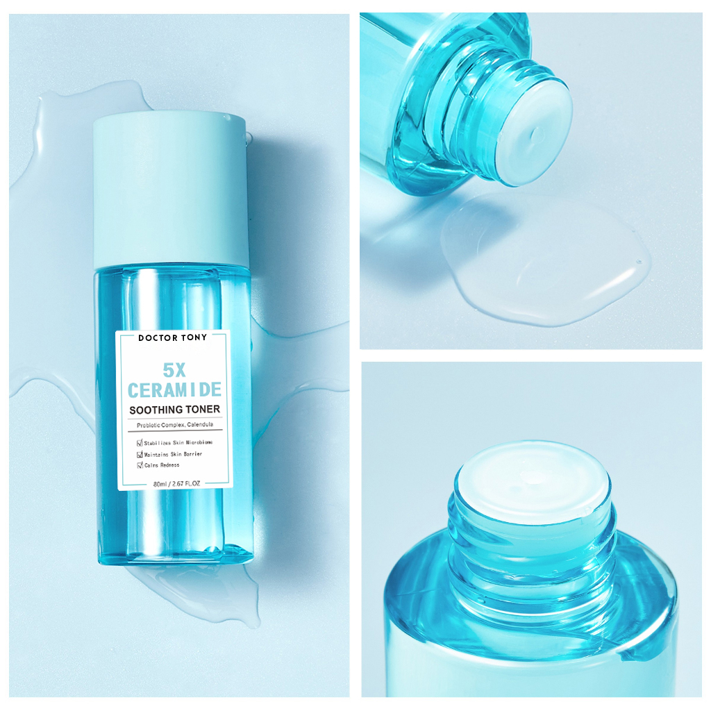 DOCTOR TONY 5x Ceramide Soothing Toner Skin Barrier Repair Toner With ...