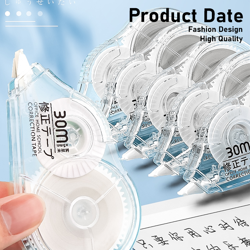 5PCS/Pack 150m Large Capacity Correction Tape Set Non-Toxic Smooth ...