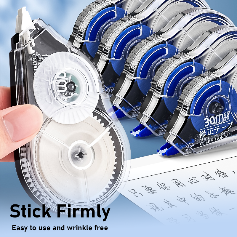 5PCS/Pack 150m Large Capacity Correction Tape Set Non-Toxic Smooth ...