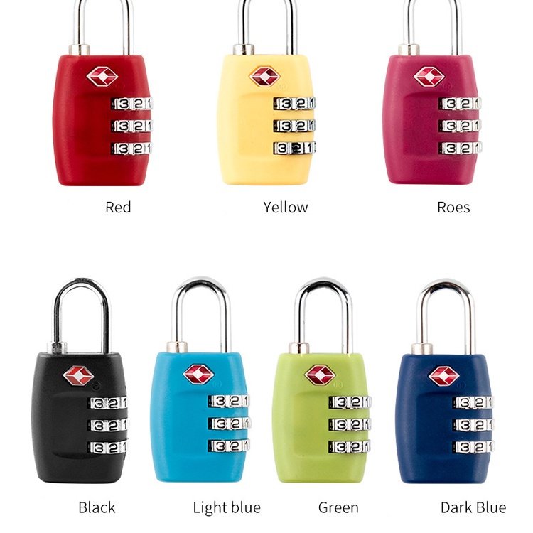 ABC MAISON TSA Approved Padlock Travel Luggage Padlock with Code ...