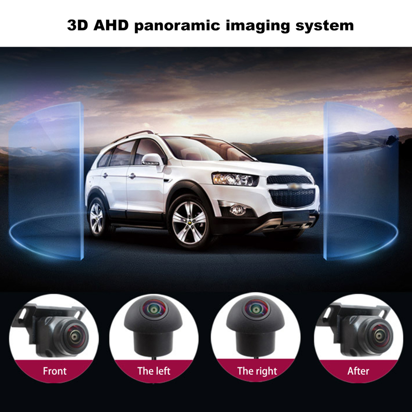 【Local Warehouse+COD】360 Car Camera Panoramic Surround View 1080P AHD ...