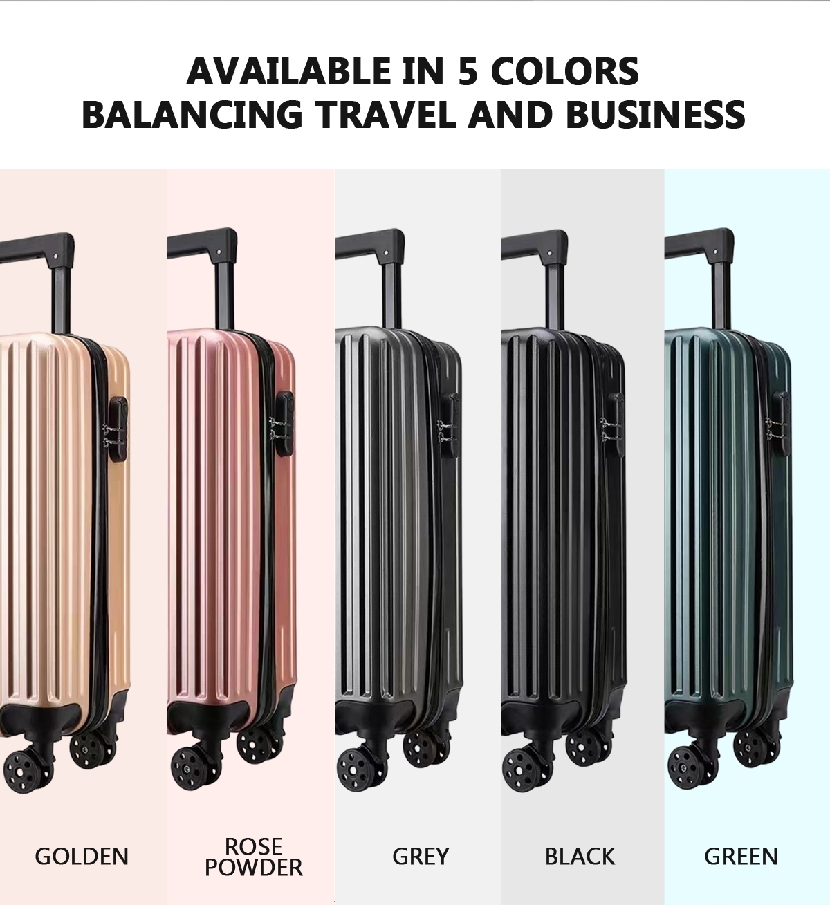 20/24 Inch Maleta Luggage Travel Bag Boarding Case Trolley Suitcase ...