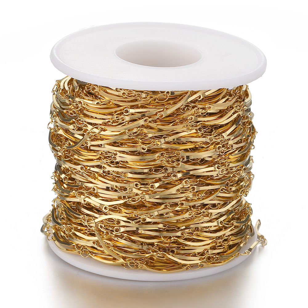 1Meter 2Meter Stainless Steel Stick Chains for Jewelry Making Bracelet ...