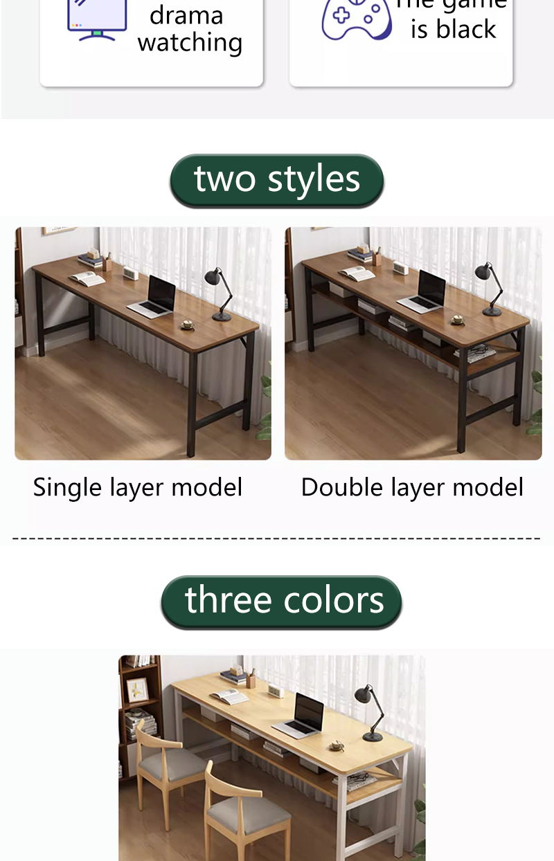 80/100/120cm Computer Table Student Study Table Dining Table Writing ...