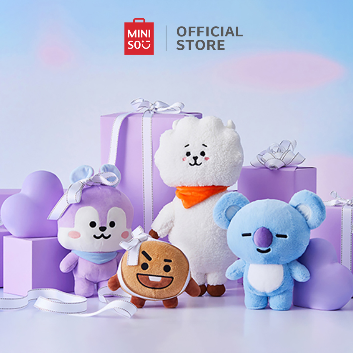 Miniso x BT21 Collection Cute Soft Plush Doll Plush Toy 9 Inch Cute ...