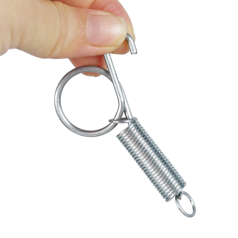 10Pcs Bird cage hook Metal spring door cage hook for bird dog chicken ...