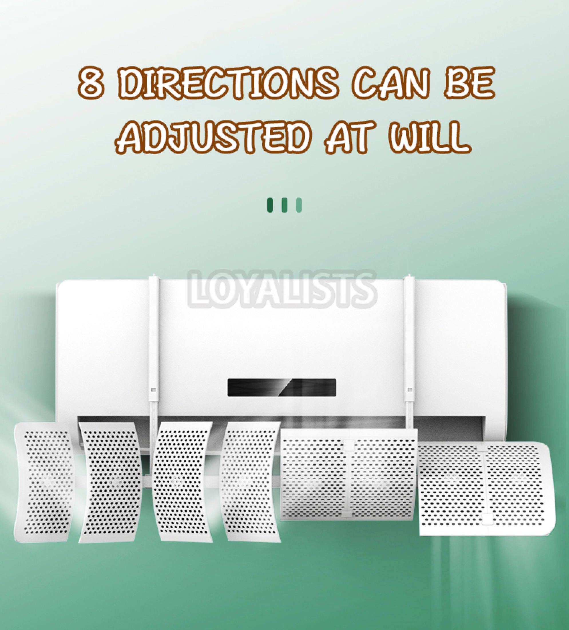 Air conditioner air baffle baffle to prevent direct air conditioning ...