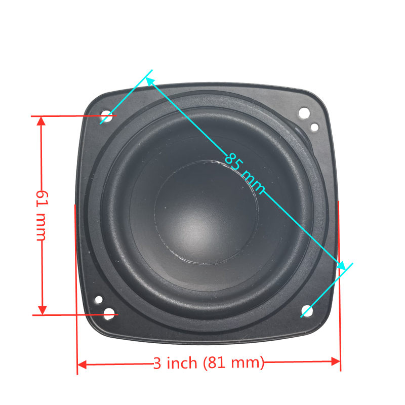 999DIY 3 inch midrange J Brand bb3 4Ω 40W 3 inch speake car speaker ...
