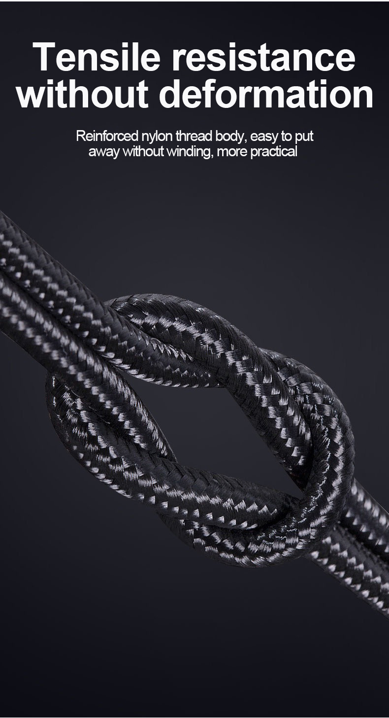3.5mm Aux Braided Audio Cable 1/2/3Meter Male To Male Speaker Cable ...