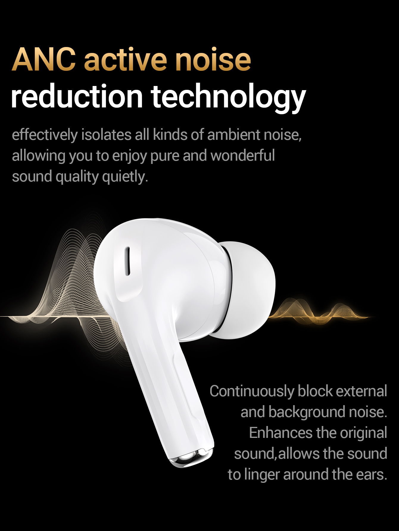 HOCO EW56 Plus True Wireless Bluetooth Earphone Bluetooth 5.3 TWS ...