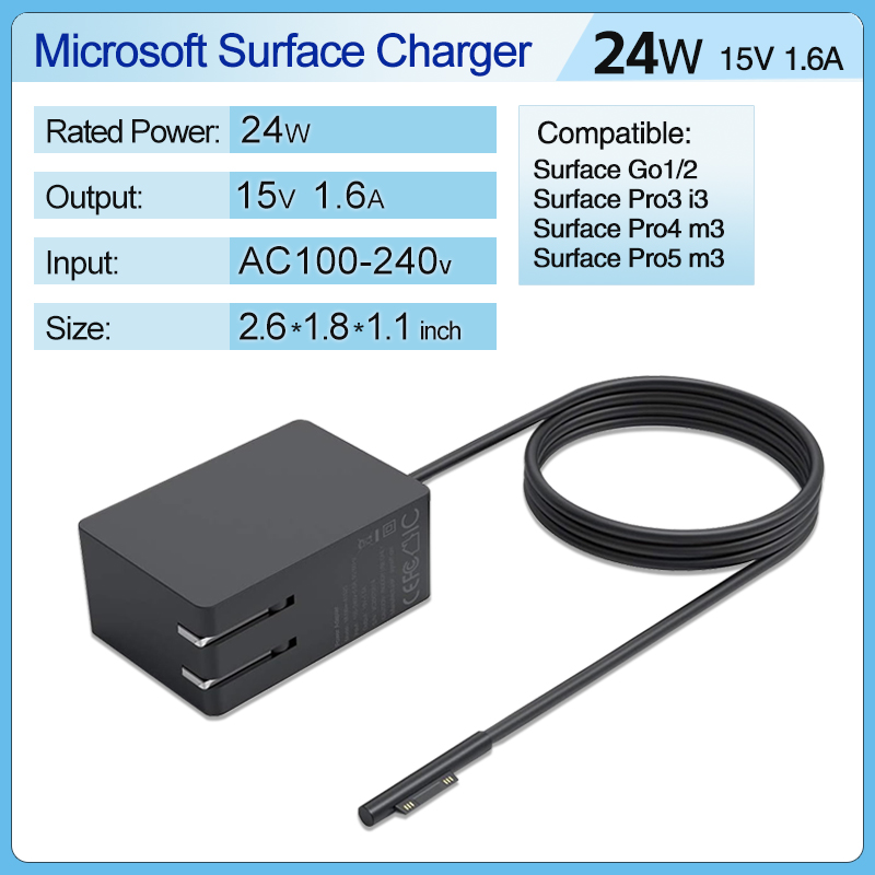44W 65W 48W 13W 24W 102W Power Adapter Microsoft Surface Charger For ...