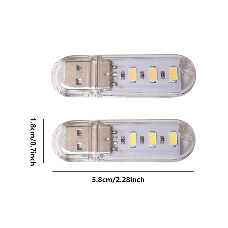 Mini USB Book Lights Portable USB LED Lamps DC 5V Ultra Bright Reading Lamp For Power Bank ...