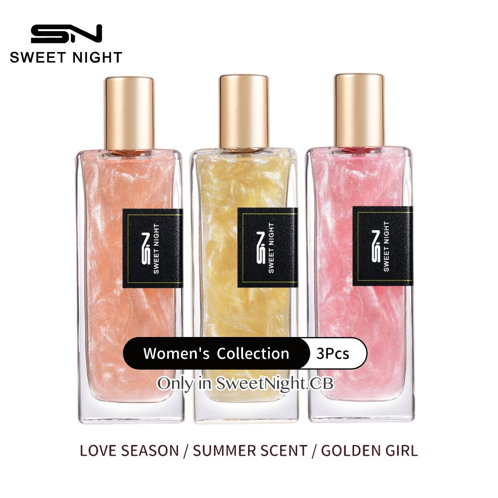 Sweet Night Shimmer Body Mist Perfume 65ml Long Lasting Golden Girl ...