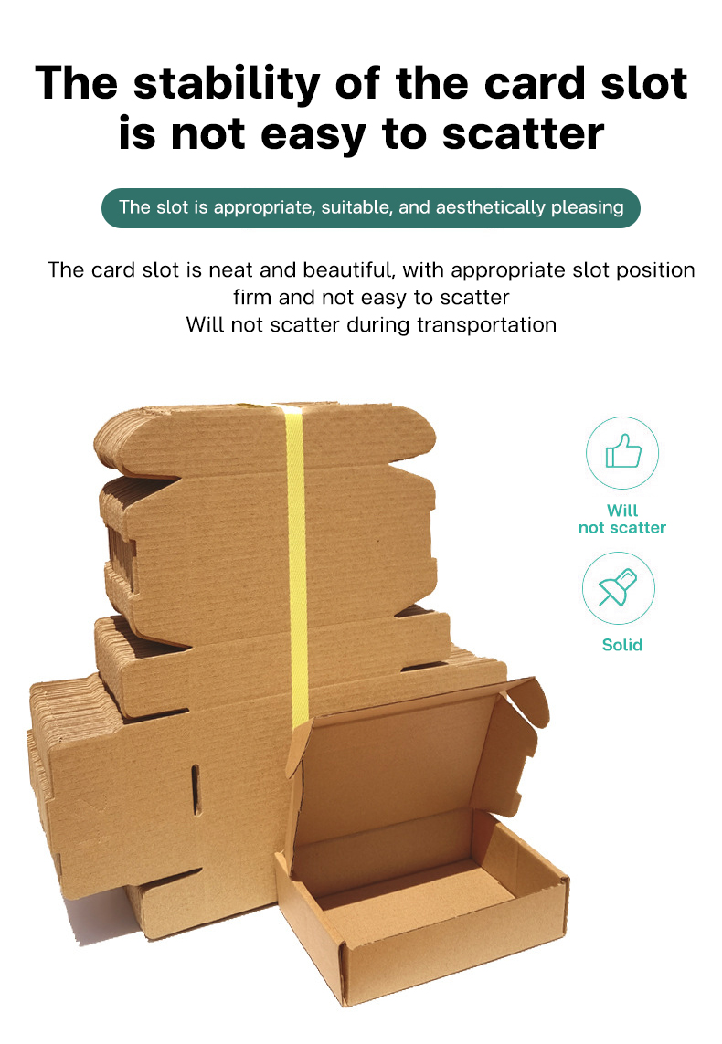 T-Mailer Box Carton corrugated packaging Brown Kraft thickened extra ...