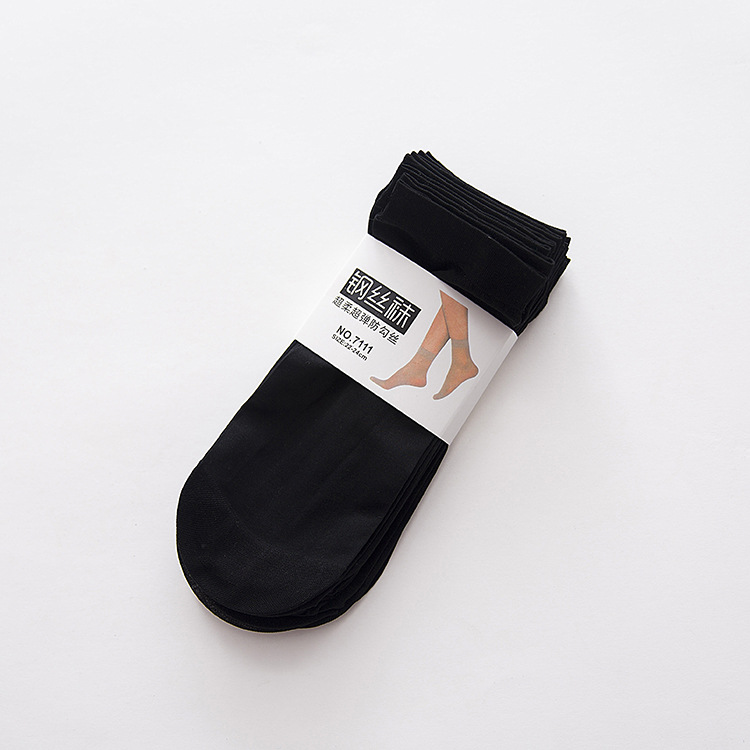 Stockings Women Summer Women's Socks Anti-slip Women's Women's Black ...