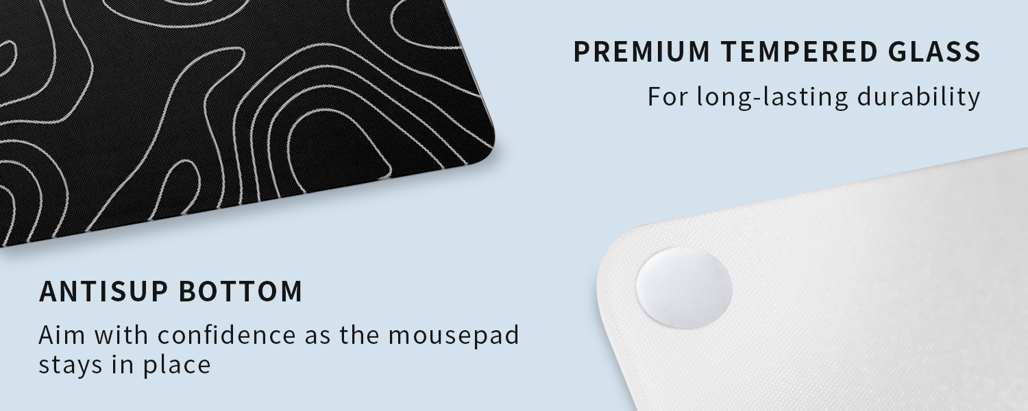 XVX Microcrystalline Photovoltaic Glass Mouse Pad Tempered New Upgrade ...