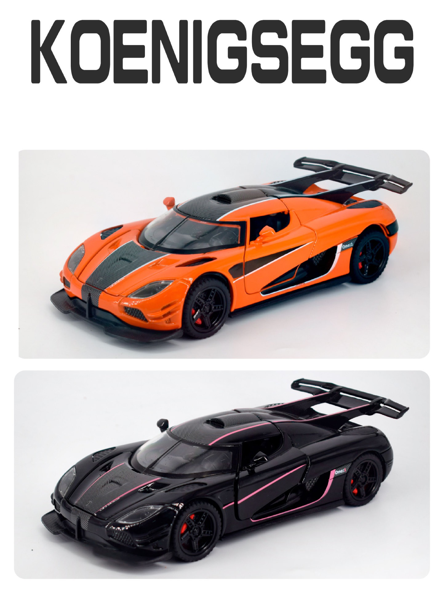 1:32 Scale Koenigsegg One1 Alloy Car Model Diecast Car Sound Light Car ...