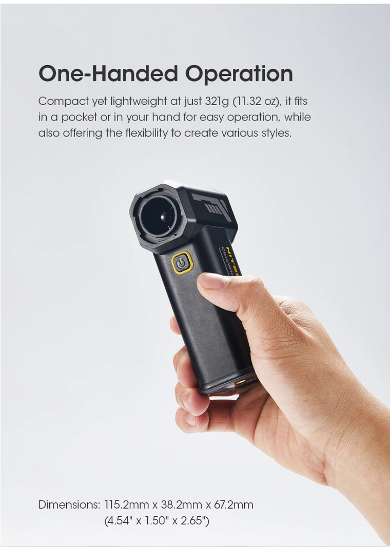 Nitecore CW20 Photography multifunctional pocket fan, portable electric ...