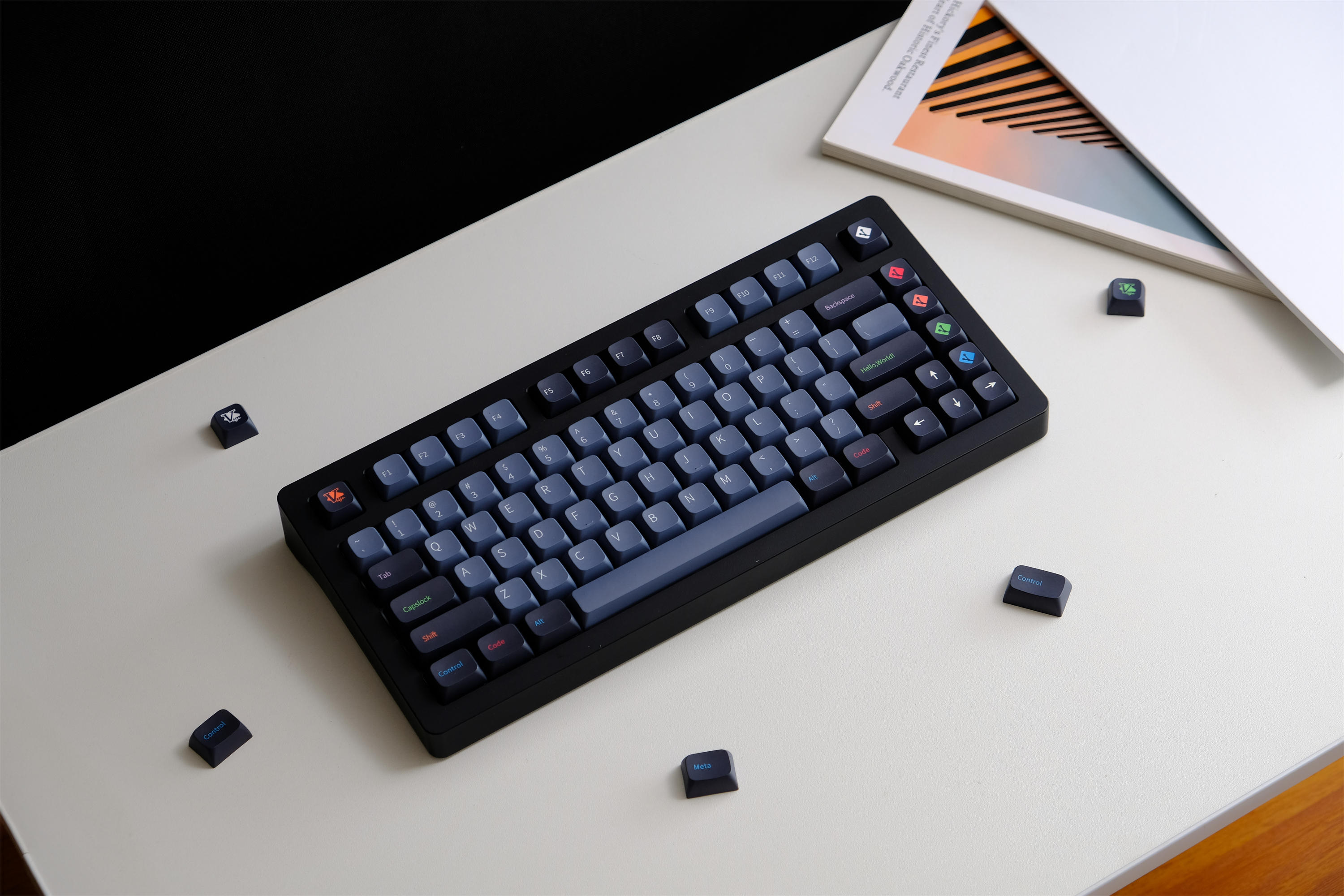 Programmer Keycap 126 Keys PBT Material XDA Profile DYE-SUB ...