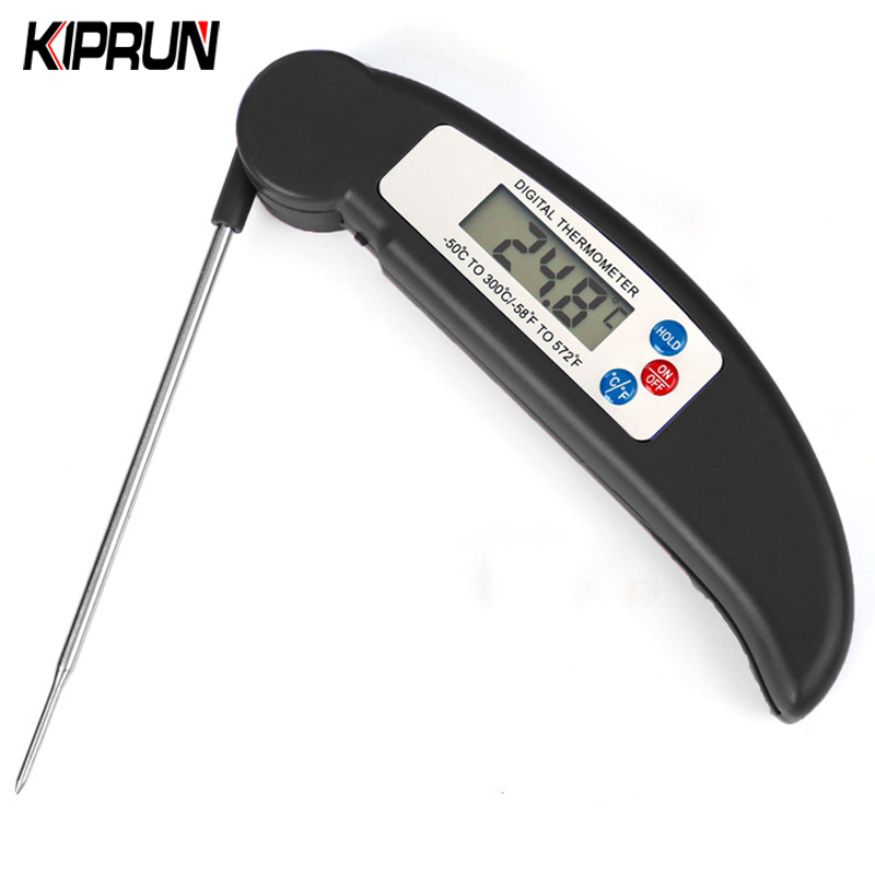 KIPRUN Digital Probe Thermometer, Foldable Food BBQ Meat Oven Folding ...
