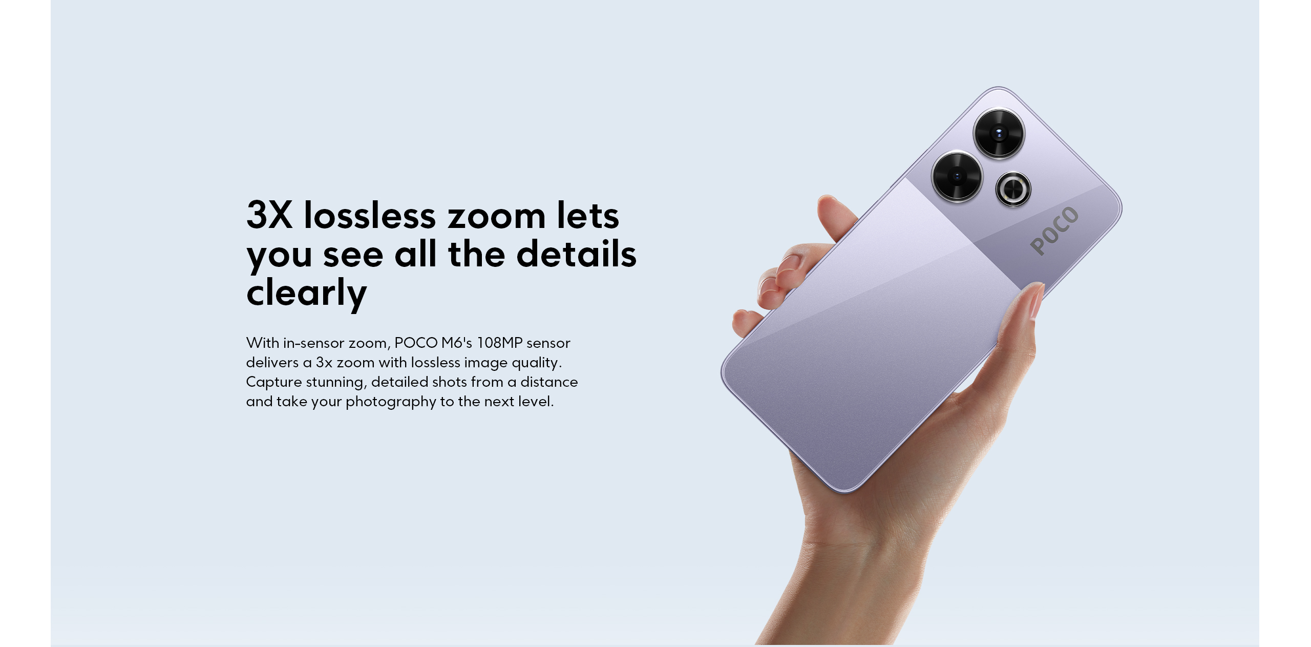 POCO M6 Powered by Xiaomi HyperOS 6+128G/8+256G Global Version With 1 ...