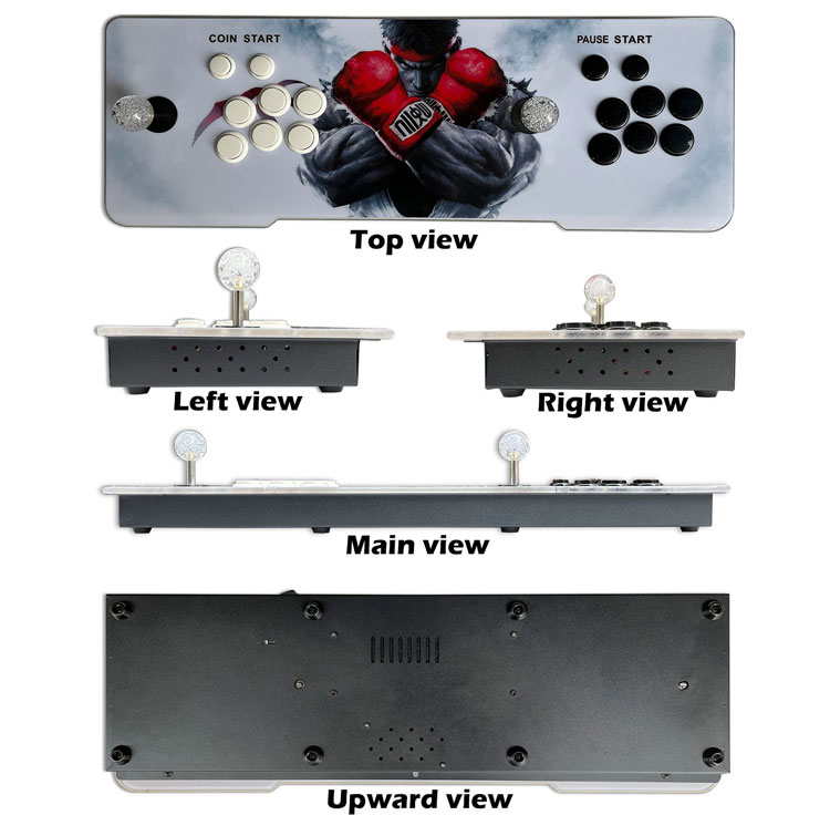 Pandoras 40S 3d Electronic Game arcade two player console gamepad Multi ...