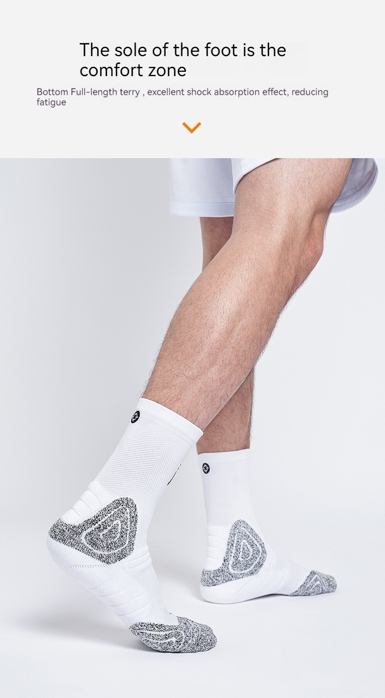 RIGORER Austin Reaves PRO Basketball Socks High Cut Non-slip Breathable ...