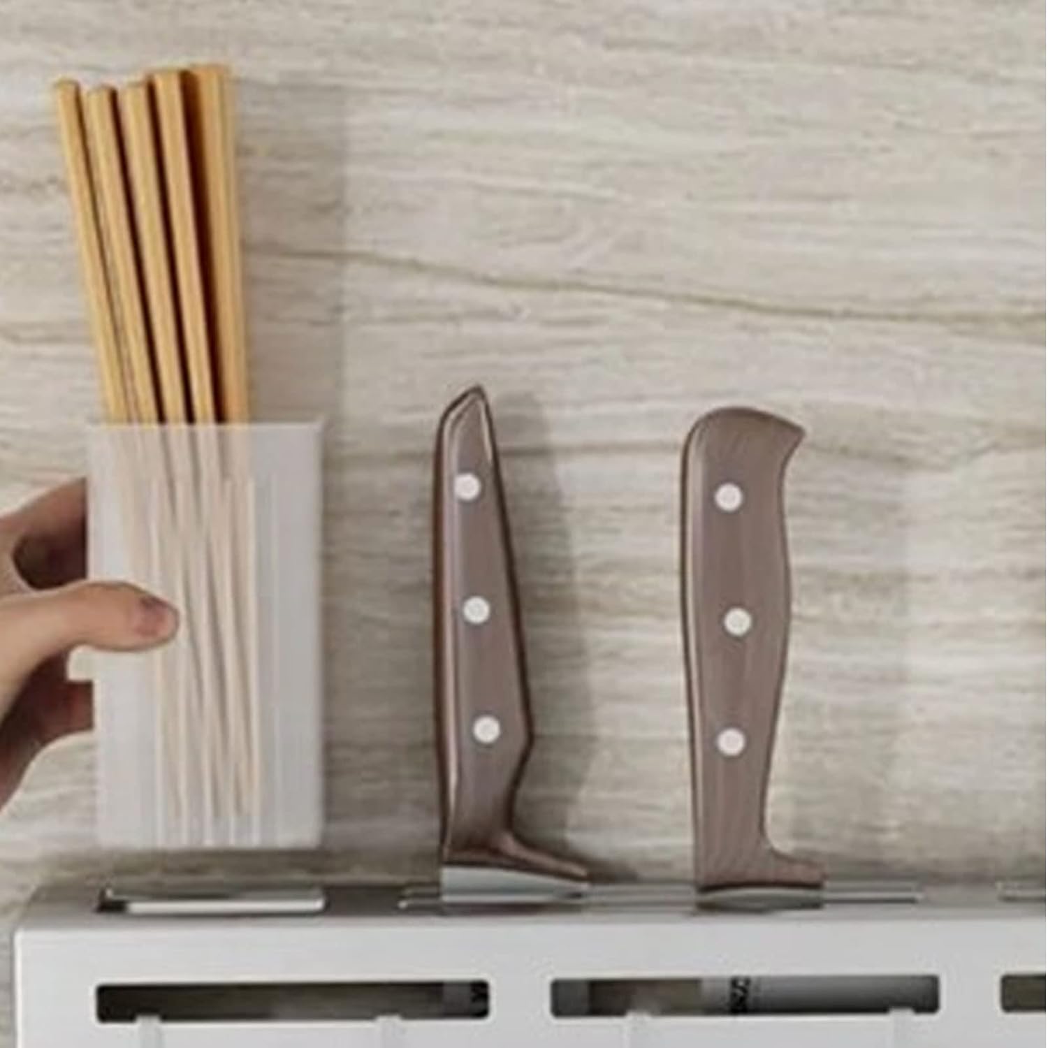 COD 30/60 CM 304 Stainless Knife Holder Kitchen Cooking Utensils ...