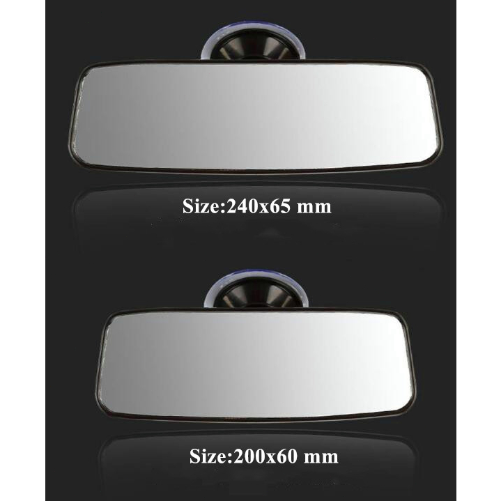 Universal Adjustable Suction Cup Interior Rear View Mirror Car Rear ...
