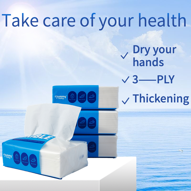 【10 packing】facial tissue wholesale Wood PulpTissue Paper towel 3 ...