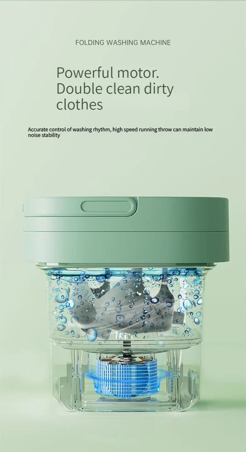 8 liters portable washing machine folding washing machine underwear ...