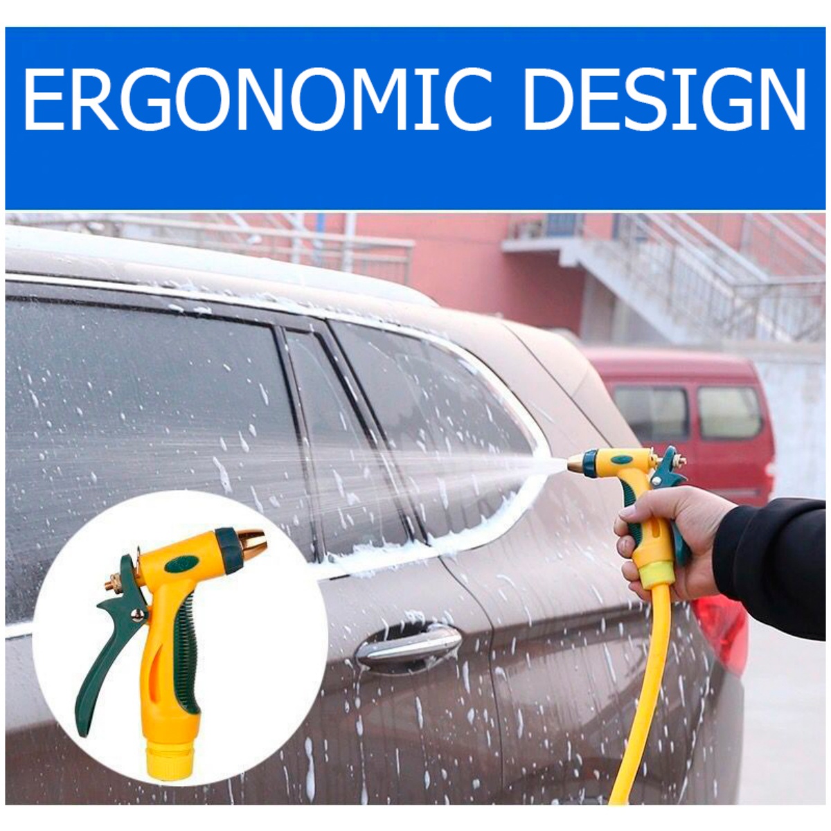 50M Garden Hose PVC Pipe Irrigation Hose Car Wash High Presuure Water ...