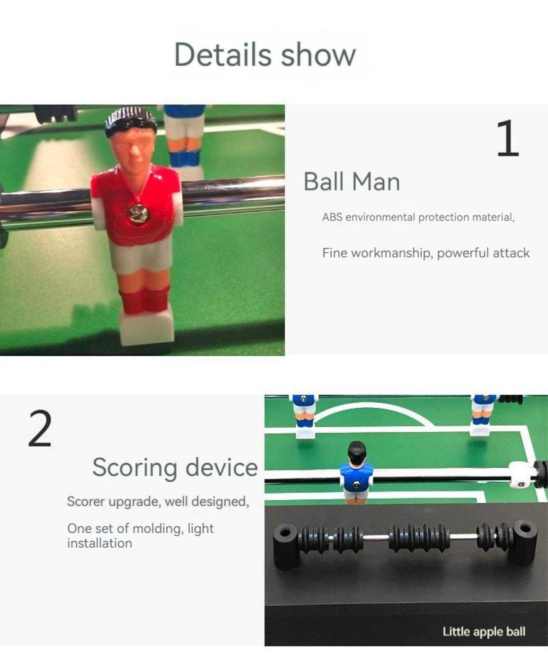 Family Premium Deluxe Mini Football Table Friends Interactive Football ...